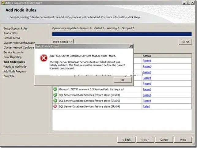 SQL Server Database Services Feature State Failed on building SQL 2012 ... SQL Server Database Services Feature State Failed on building SQL 2012 ...
